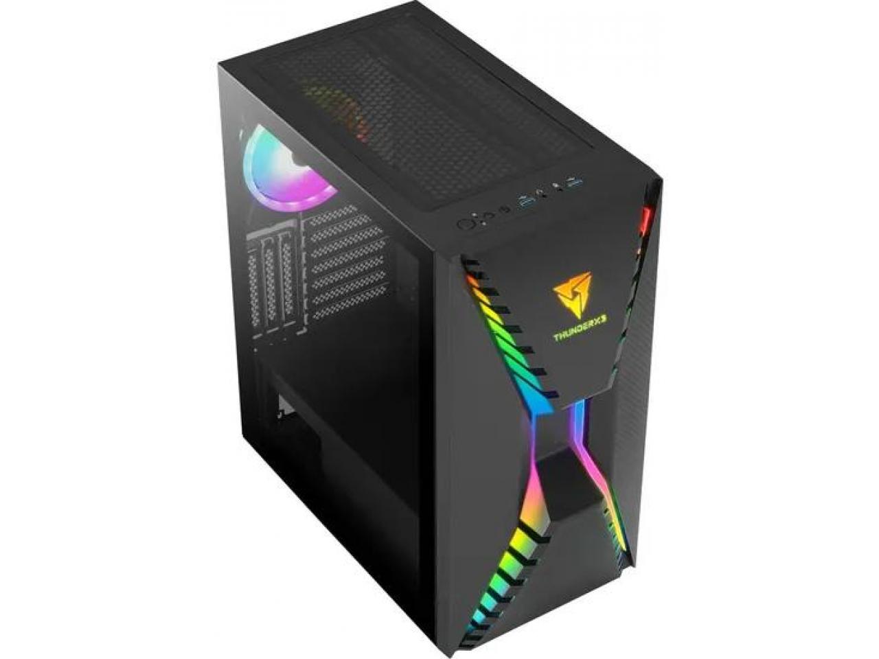 Gabinete Aerocool Cronus ATX ThunderX3 RGB, Lateral em Vidro Temperado, Mid Tower Black CRONUS ...