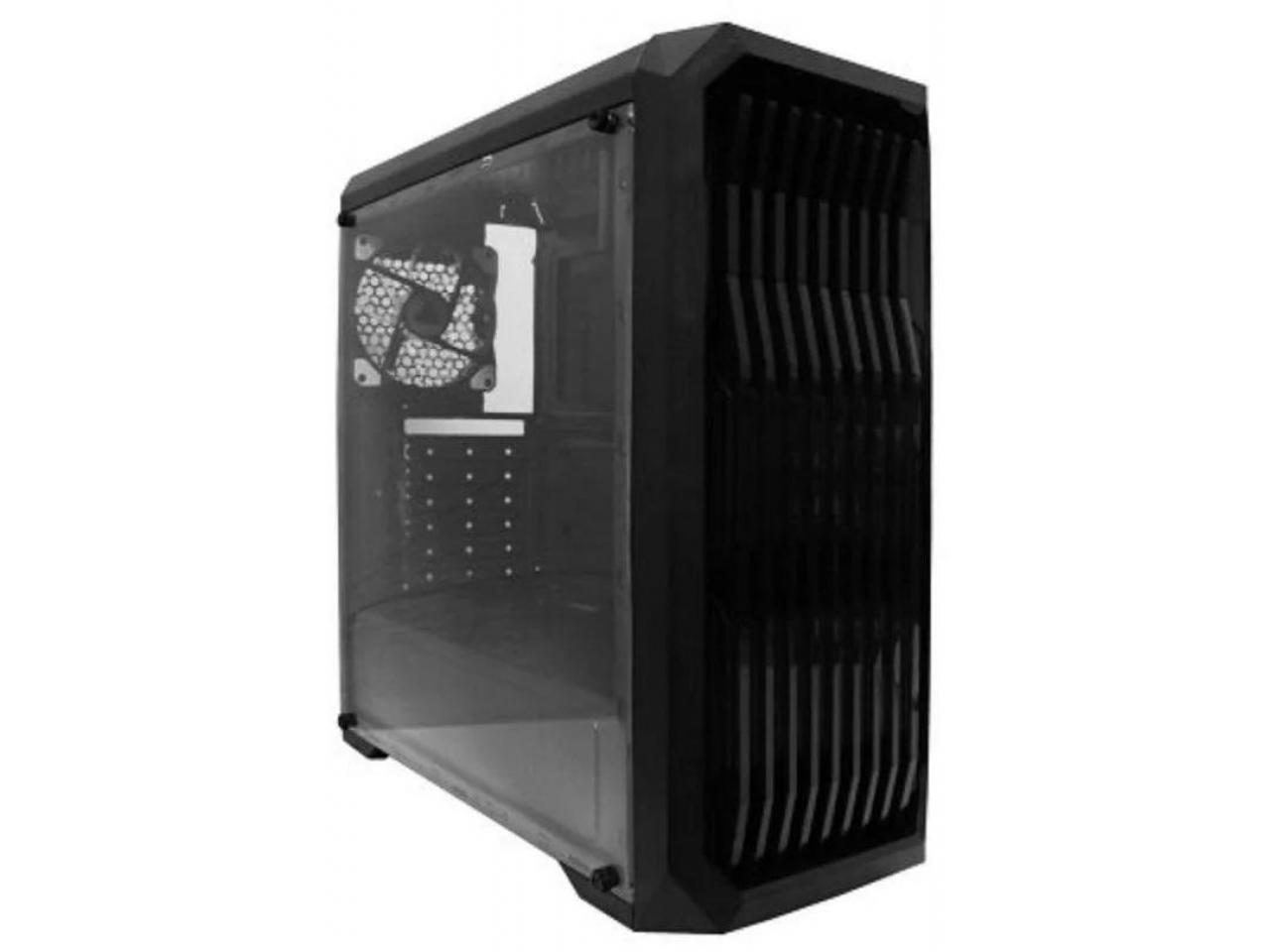 Gabinete Bluecase BG-019, Lateral em Acrílico, Mid Tower Black BG-019 ...