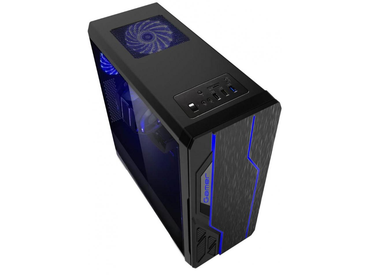 Gabinete Bluecase Gamer BG-009B RGB, Lateral em Acrílico, Mid Tower ...