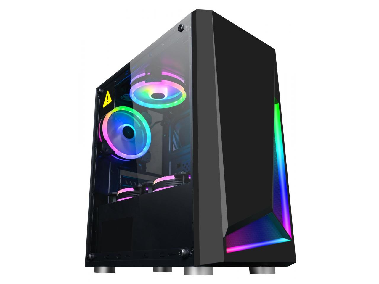 Gabinete Bluecase Gamer BG-039, Lateral em Vidro Temperado, Mid Tower ...