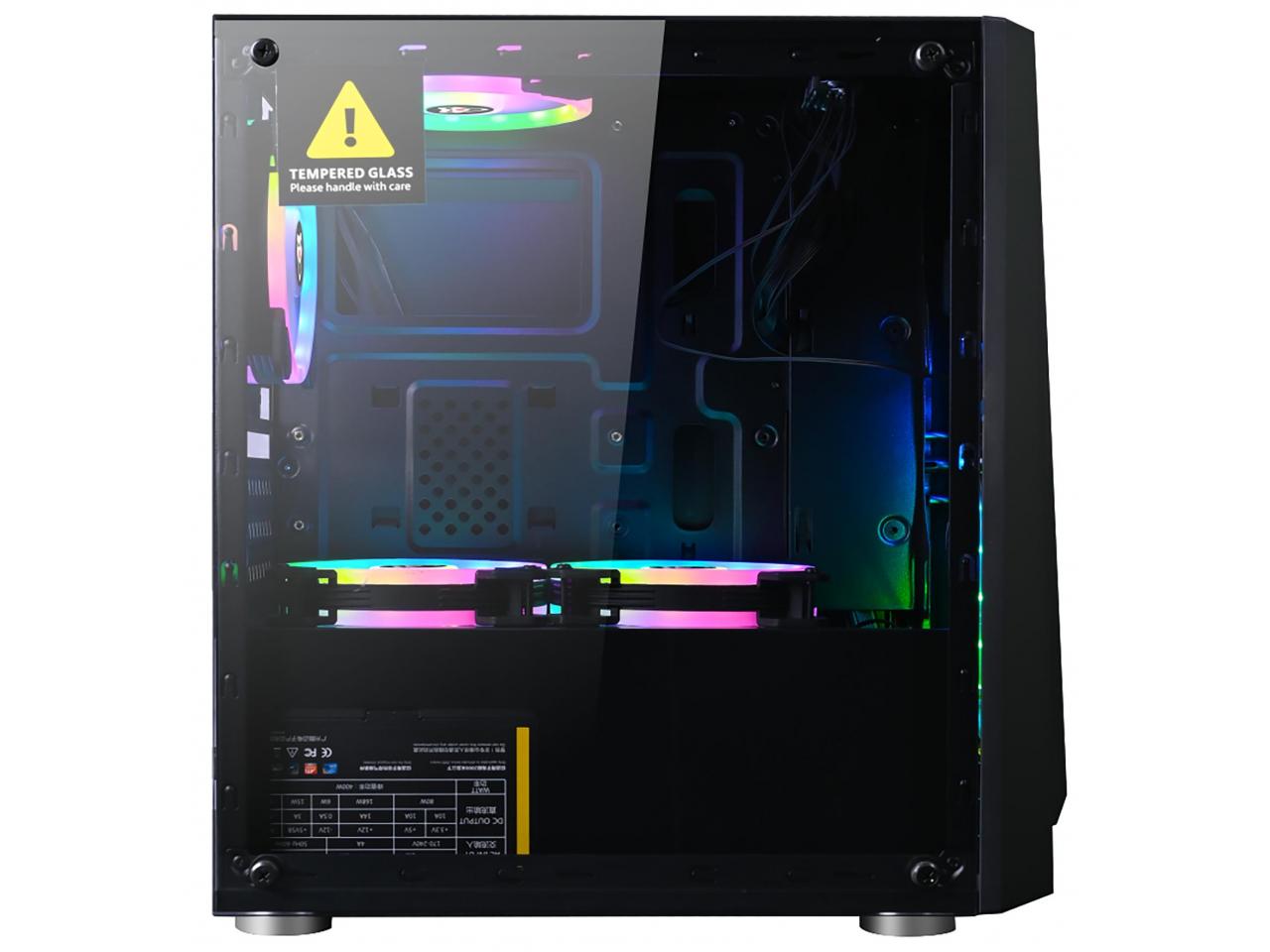 Gabinete Bluecase Gamer BG-039, Lateral em Vidro Temperado, Mid Tower ...