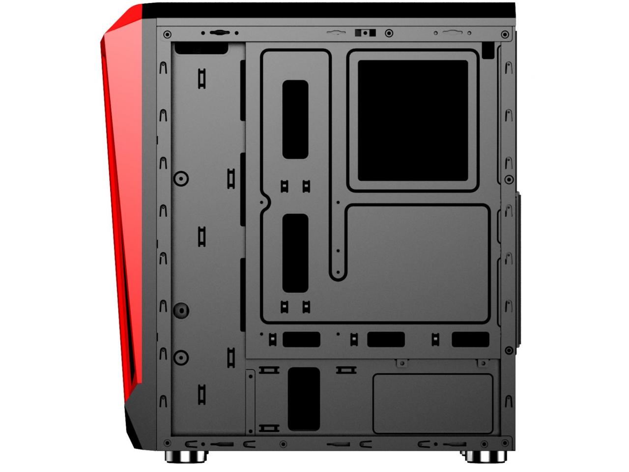 Gabinete Bluecase Gamer BG-040, Lateral em Vidro Temperado, Mid Tower ...