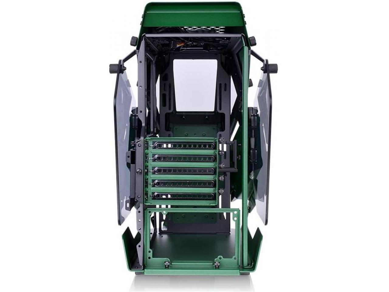 Gabinete Thermaltake AH T200 Racing Green, Laterais em Vidro Temperado ...