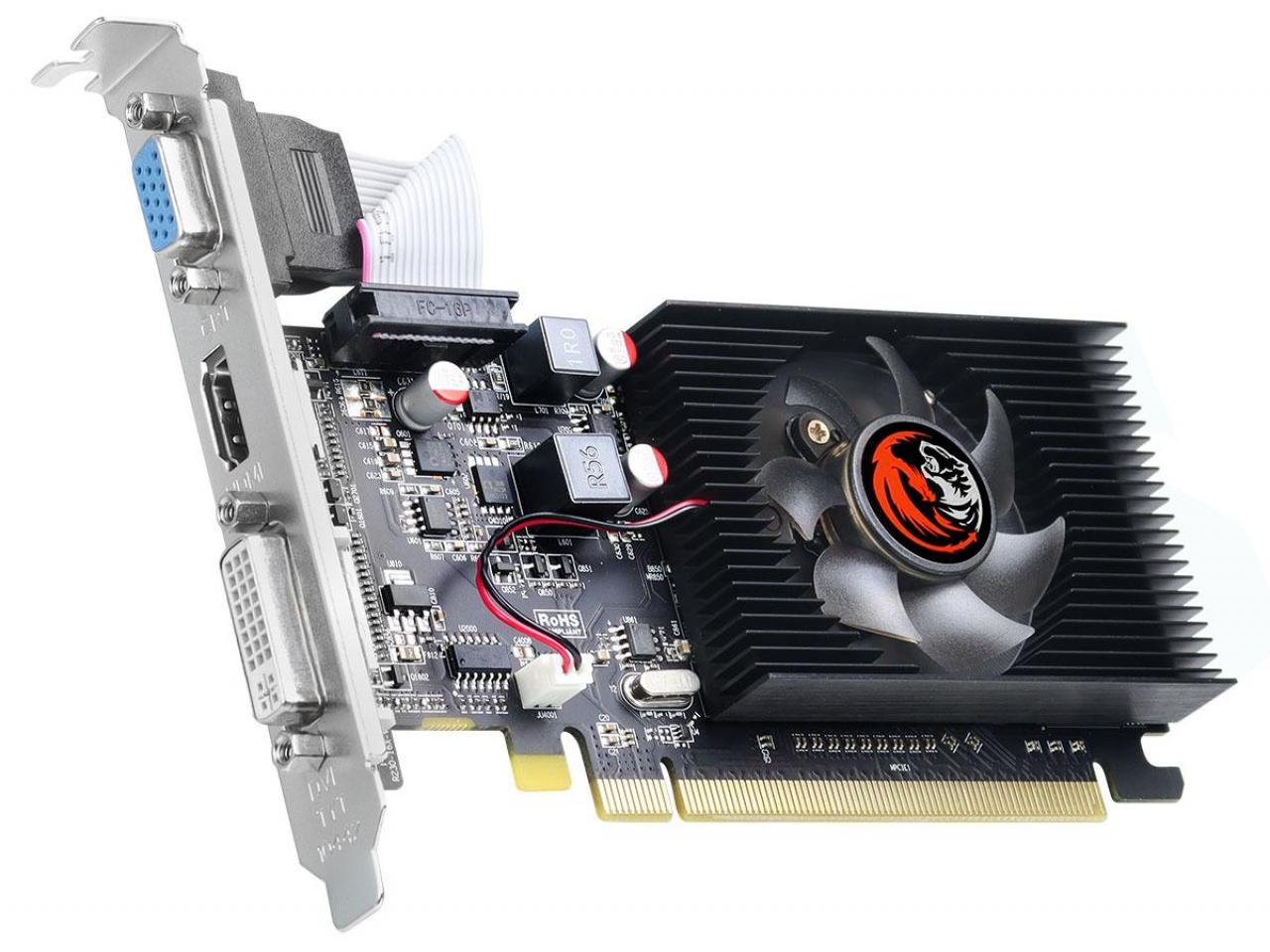 Placa de Vídeo PCYes AMD Radeon R5 220 2GB GDDR3 Low Profile 64-bit PCI ...