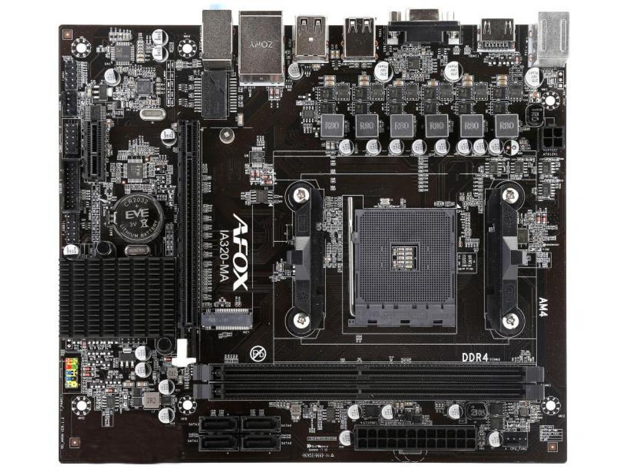 Placa Mãe AFOX A320-MA-V2 (Socket AM4/AMD A320) A320-MA-V2 - HARDSTORE ...
