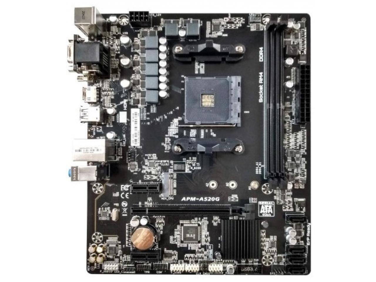 Placa Mãe PCWare APM-A520G (Socket AM4/AMD A520/M.2) APM-A520G ...