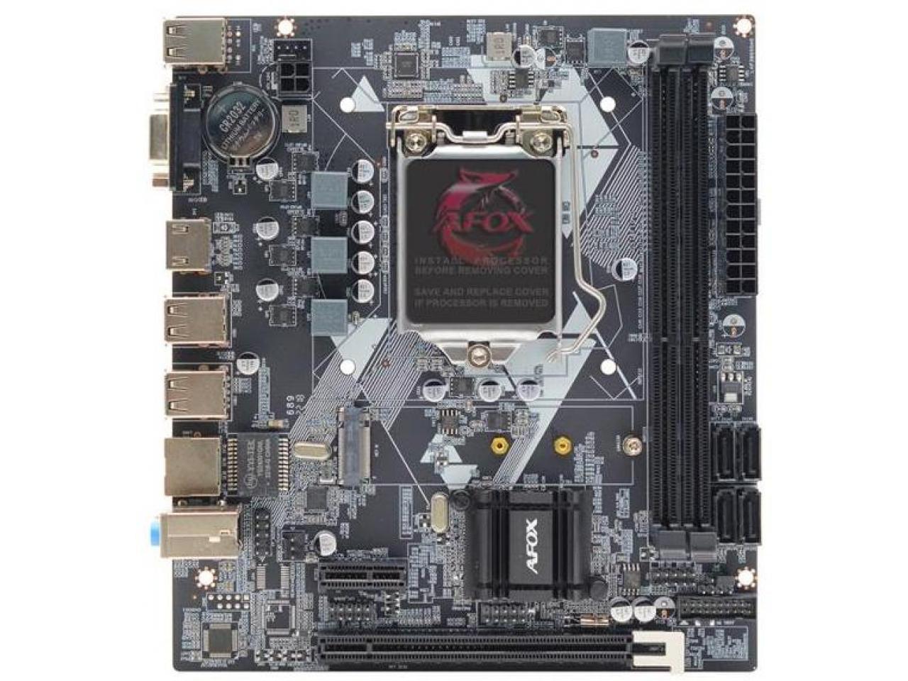 Placa Mãe AFOX IH61-MA2-V3 (LGA 1155/H61/DDR3/M.2) IH61-MA2-V3 ...