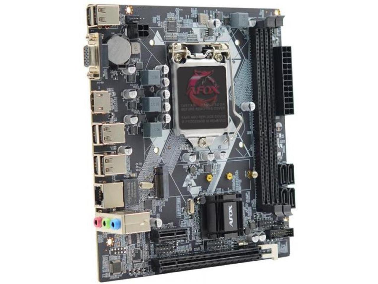 Placa Mãe AFOX IH61-MA2-V3 (LGA 1155/H61/DDR3/M.2) IH61-MA2-V3 ...